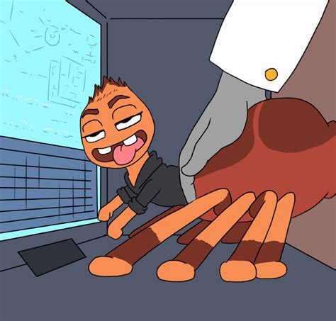 rule 34 2d 2d animation animated anthro arachnid arthropod big penis