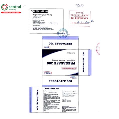 Thuốc Pregasafe 300 Trị đau Thần Kinh động Kinh Cục Bộ ở Người Lớn
