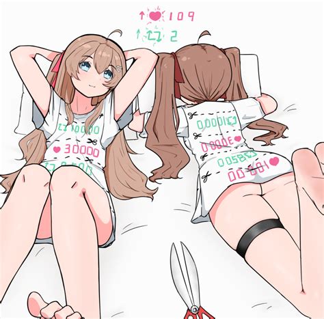 Rule 34 109kpm 2025 2girls Aged Up Bed Blue Eyes Bottomless Brown Hair Duo Evil Neuro Hair