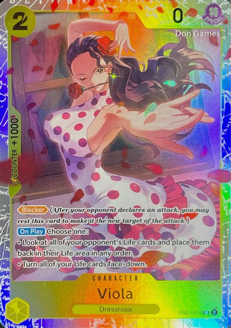 Eb01 052 Viola Character Card Don Games
