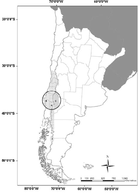 Map Showing Areas Of Endemism A B And C Found By The Pae Download