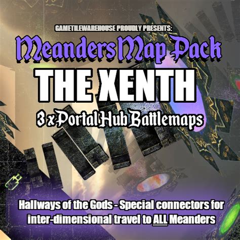Mega Meander Map The Xenth Portal Hub Roll20 Marketplace Digital
