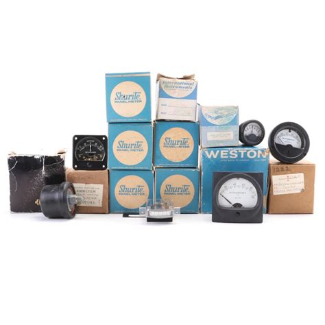 Shurite Weston And Other Panel Meters And More Ebth
