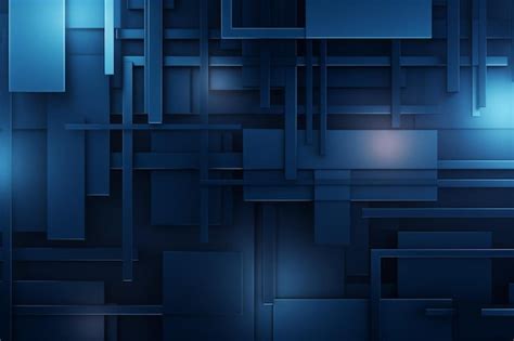 Premium Photo Abstract Blue Gradient Geometrical Shape Modern Background
