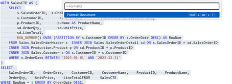 introducing command palate in fabric warehouse and sql database editor microsoft fabric blog