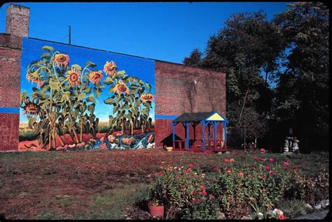 Sunflowers Memorial To Amy Willard Mural Arts