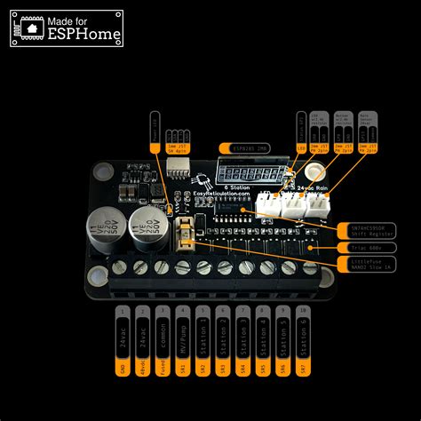 Easy Reticulation Controller Powered By Esphome And Esp Web Tools