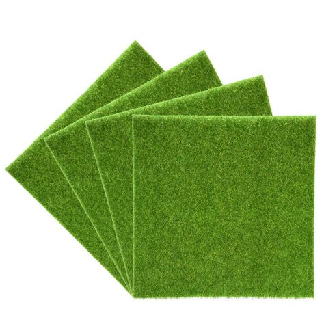 Synthetic Artificial Grass Mat 2 Sizes Lawn Micro Landscape Decoration