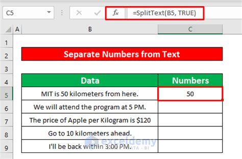 How To Separate Numbers From Text In Excel VBA 3 Methods