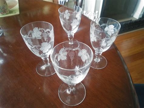Vintage Etched Glassware Patterns At Abbey Takasuka Blog