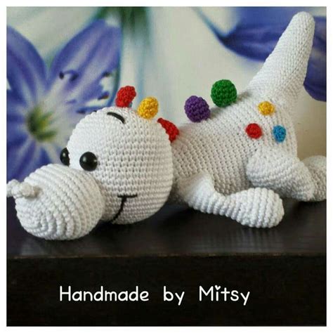 Regenboog Draakje Van Mitsy Haken Knuffel Draakje