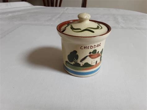 Devon Motto Ware Pottery Watcombe Jam Pot £7 50 Picclick Uk