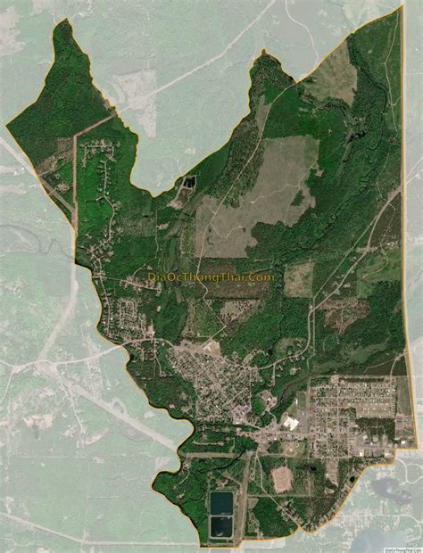 Map Of Gwinn Cdp Thong Thai Real