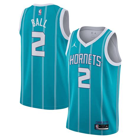 Charlotte Hornets Jordan Icon Edition Swingman Jersey Teal Lamelo
