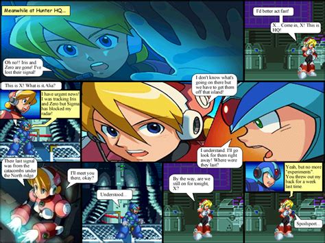 Mega Man X Iris Comic