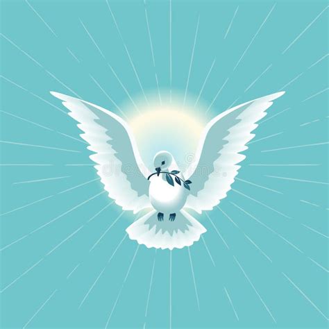 White Dove Holy Spirit Vector Holy Spirit Dove Vector Images