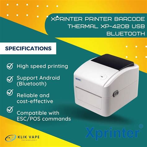 Jual Printer Resi Printer Resi Shopee Xprinter Printer Barcode Xp
