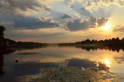 Dnieper River Sunset Free Image Download