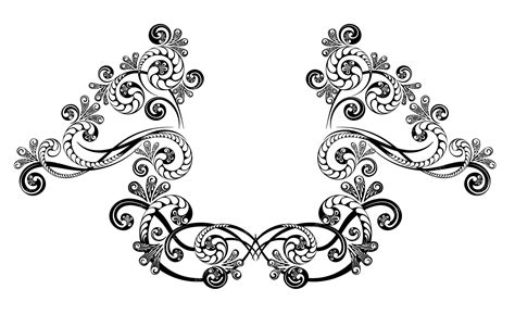 Premium Vector Vintage Decorative Monogram Calligraphic Border