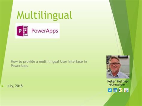 Multilingual Power Apps Ppt