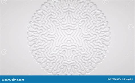 Reaction Diffusion Organic Growing Pattern Cell Division Stock