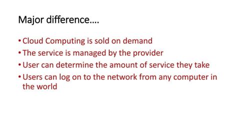 Cloud Computing Vs Traditional Computing Ppt