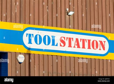 Tool Station Shop Sign For Buying Tools Edinburgh Scotland Uk Stock