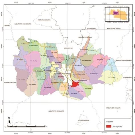 Map Of Ciawi Urban Area Download Scientific Diagram