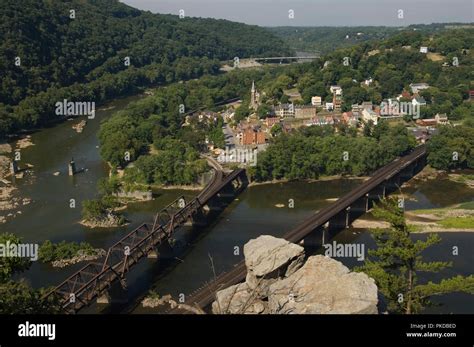 A View Of Harpers Ferry National Historical Park From Maryland Heights