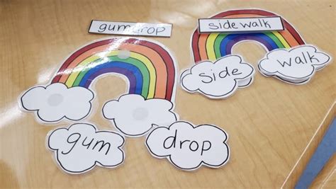Compound Word Building Segmenting Rainbows By Miss S Is For Stephanie