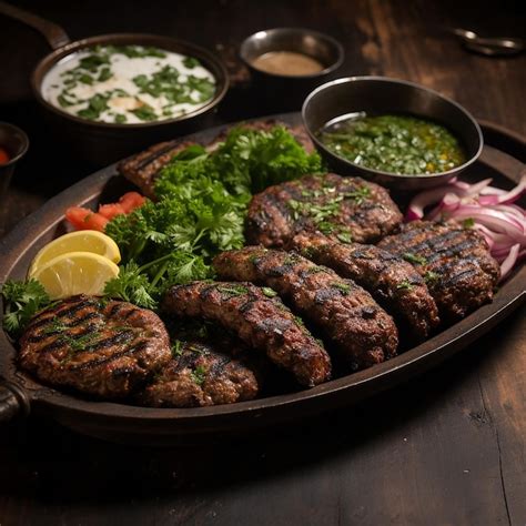 Premium Photo Traditional Chapli Kabab