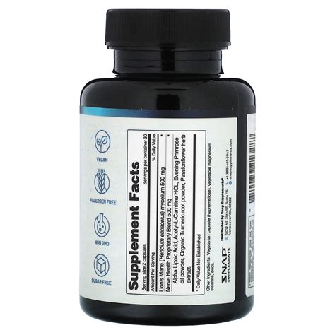 Snap Supplements Nerve Health 60 Capsules