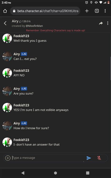 Made Freinds With Airy After He Tried To Eat Me Rhfjone