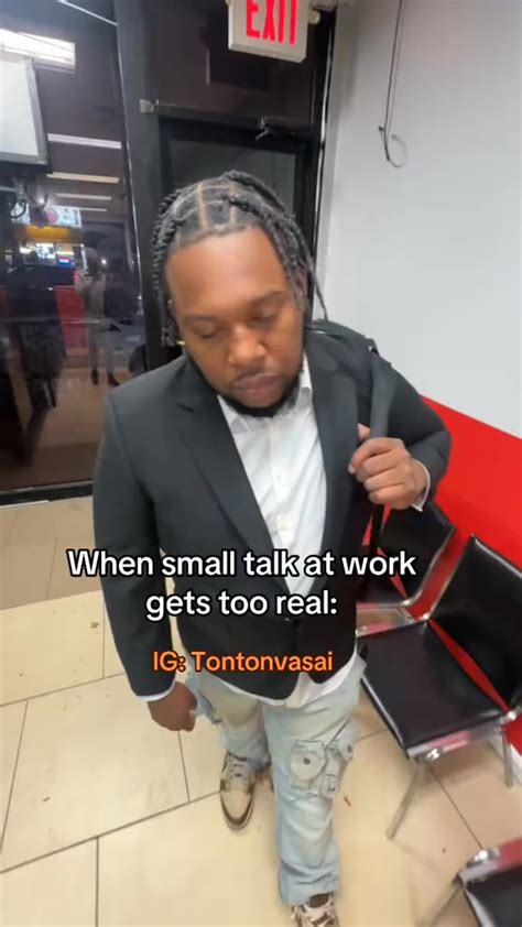 When Small Talk At Work Gets Too Real… Comedy Funny Reelsfacebook