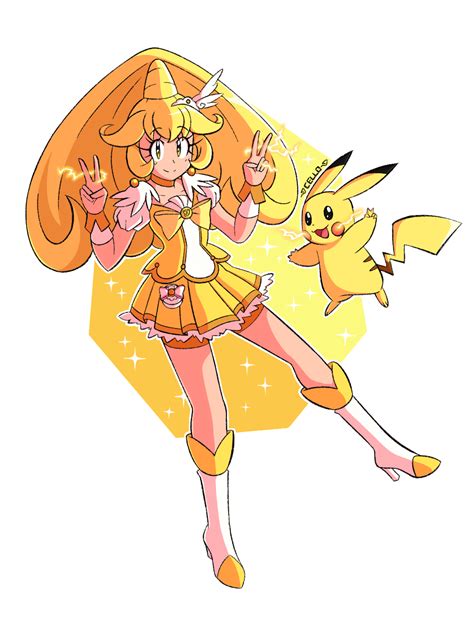 Cure Peace And Pikachu By Faxanadu790 On Newgrounds