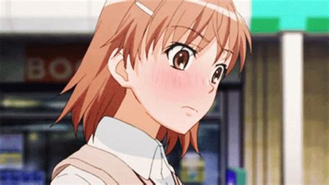 Tsundere Anime Girl Blushing