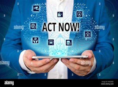 Handwriting Text Writing Act Now Conceptual Photo Fulfil The Function Or Serve The Purpose Of