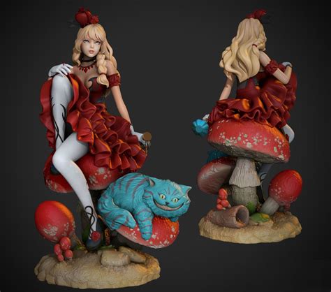 Alice In Wonderland Stl 3d Print Files My Stl