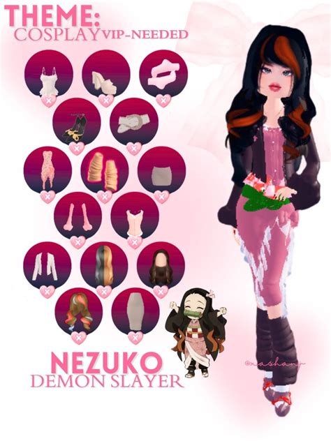 Dress To Impress Nezuko Demon Slayer Dress To Impress Dress Dress Up