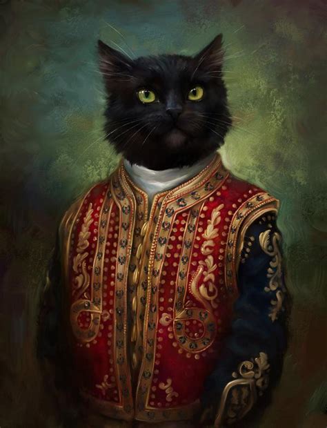 Classical Cat Portraits 6 Pics