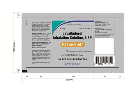Dailymed Levalbuterol Solution