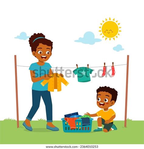 Niños Ayudando En Casa Más De 49646 Ilustraciones Y Dibujos De Stock