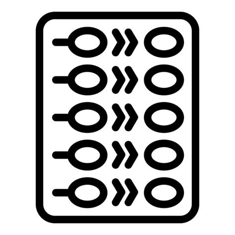 Premium Vector Inhibit Female Ovulation Icon Outline Vector Hormonal