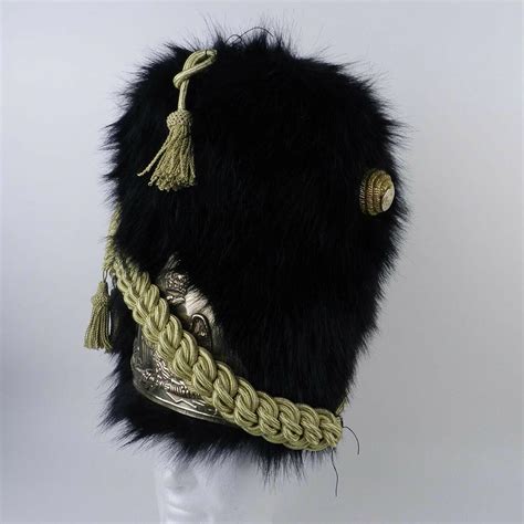 Napoleonic Bearskin Hat For Infantry Of Guard Officer Shako Paul