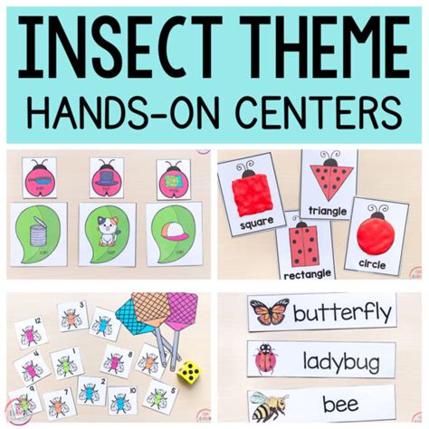 Insect Activities Theme For Math And Literacy Centers Preschool