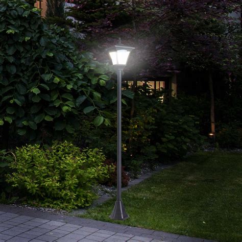 Farol Solar Para Jardín Farola De Calle Con Led 10 Lúmenes Color