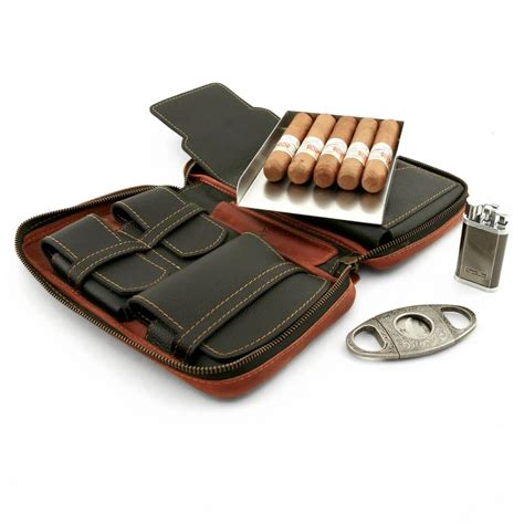 Leather Cigar Case Full Grain Leather Cigar Travel Case Canada