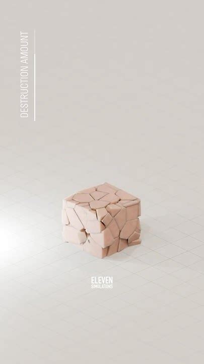 Cube Shatter Which One Is Most Satisfying 💥3danimation Physics Sss