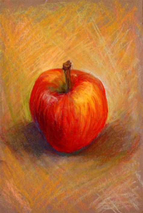 Vanessa Brisson Soft Pastel Art Apple Pastel Art