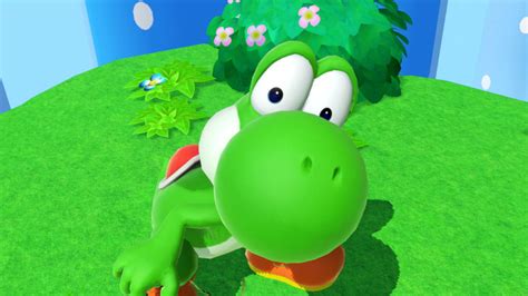 Scared Yoshi On The Camera By Cposample On Deviantart